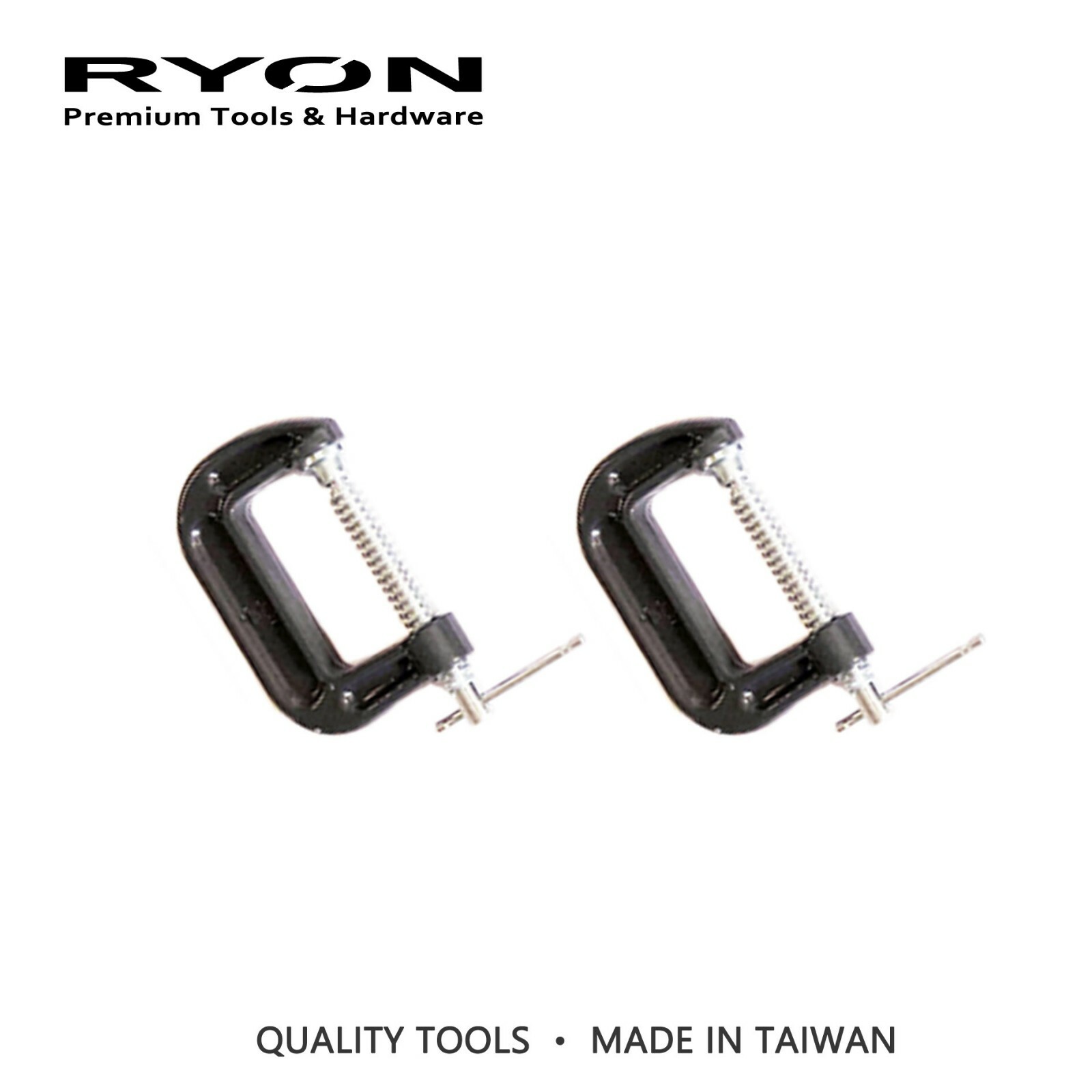 2x 2" 50mm G-Clamp Heavy Duty Quality Workbench Grip Tool Carpentry ...