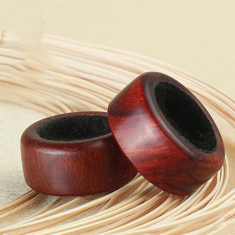 Red Blood Sandalwood Anti Slip Ring Solid Wood Back Block O-ring Rod ...