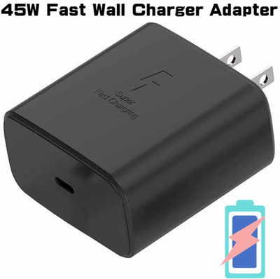 45W Super Fast Charger Adaper for Samsung Galaxy S25/S24 Ultra/S24/S23 ...