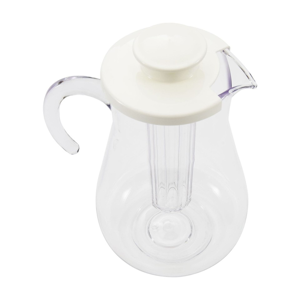 Mainstays 3-Quart Plastic Water Pitcher with Lid and Removeable Rod for ...