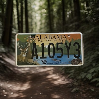 Alabama Wildlife Federation - A105Y3 Specialty Auto license plate | eBay