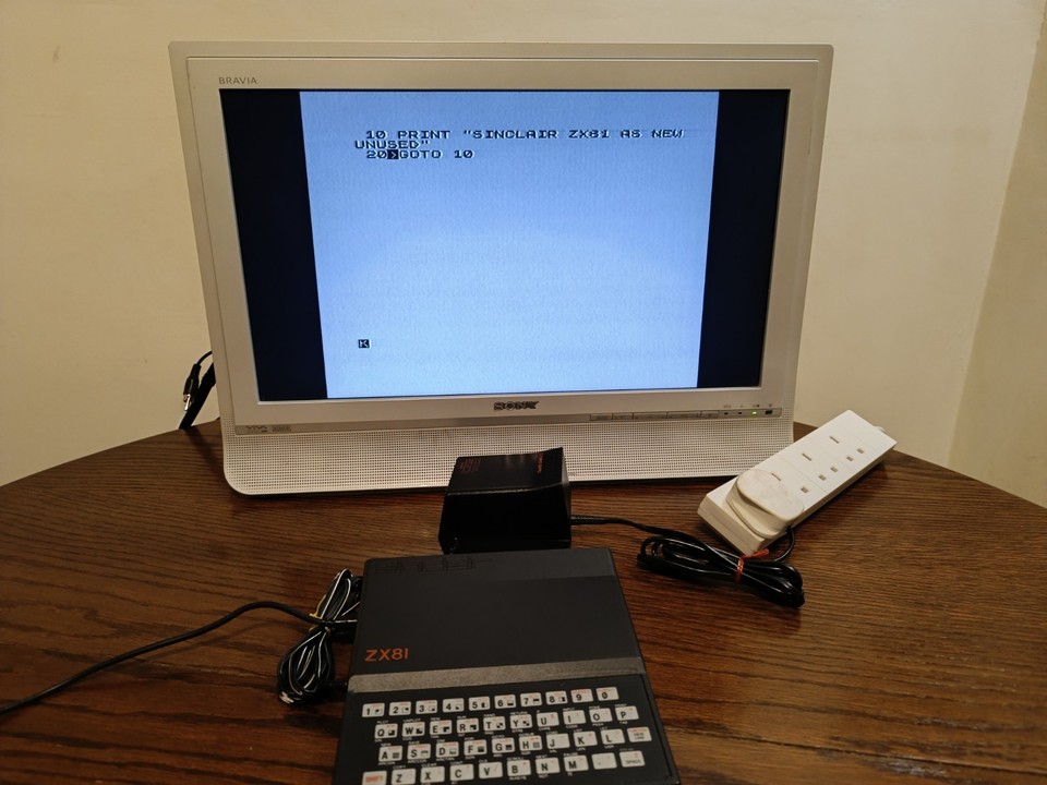 Sinclair ZX81 Computer (MINT) - Ultra Rare - UNUSED In Original ...