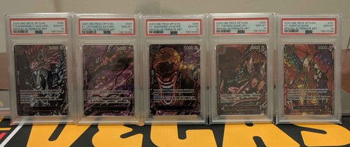 One Piece OP13 God Demon Pack Red Parallel Five Elders Eng Sequential ...