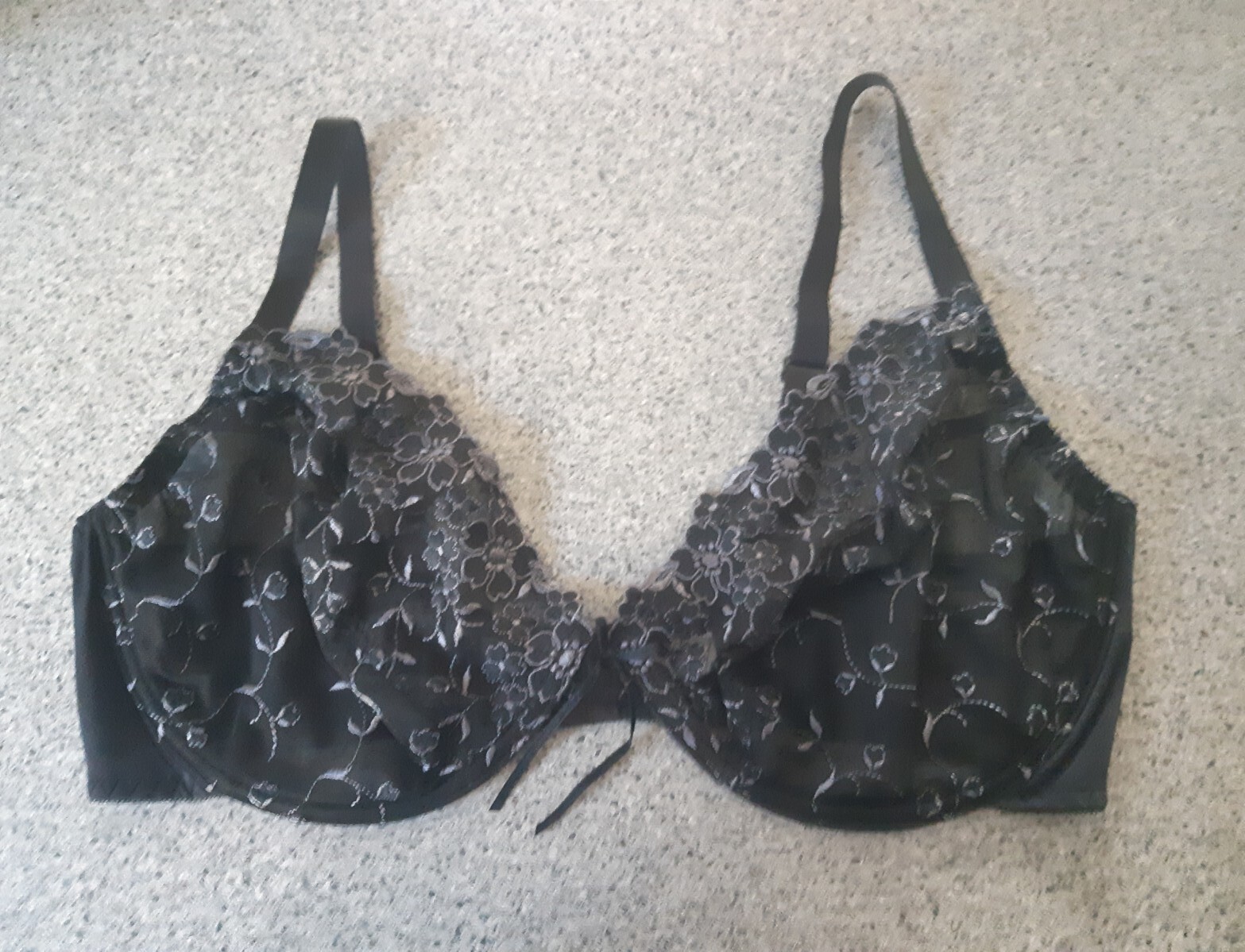 Target Underwired Sheer Black Lace Bra, Size 22DD, VGC, Lot5 | eBay