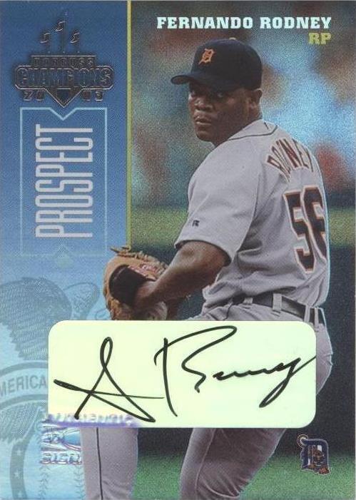 2003 Donruss Champions - Fernando Rodney #98 Signatures /500 (AU) for ...
