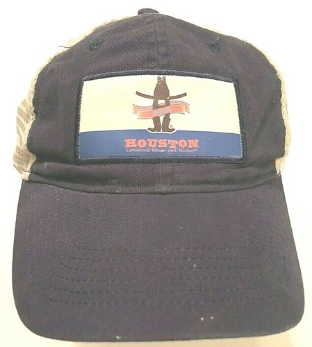 Houston Livestock Rodeo Show Adult Unisex Blue Mesh Baseball Cap 1 Size ...