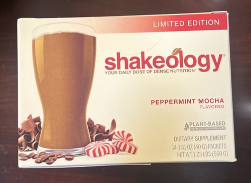 New VEGAN PEPPERMINT MOCHA SHAKEOLOGY- Protein Shake Smoothie ...