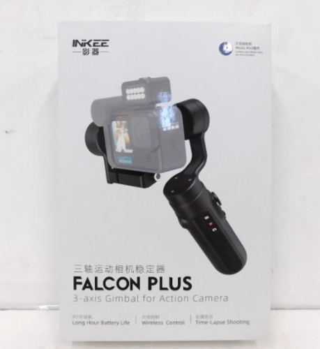 INKEE Falcon Plus 3-Axis Gimbal Stabilizer for GoPro Hero 10/9/8/7/6/5 ...