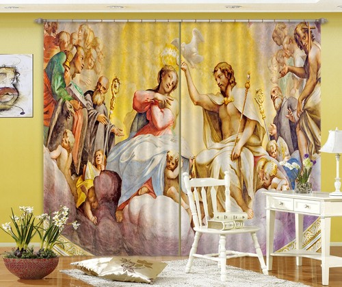 3D Religion Jesus ZHUA2225 Photo Curtain Window Blockout Fabric Amy ...