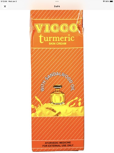 Vicco Turmeric Skin Cream with Sandalwood Oil 30g Pack Of 3 | eBay