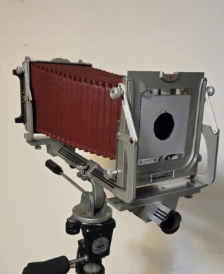 Graphic View 4x5 camera with Graflok back Ex condition 4 film holders ...