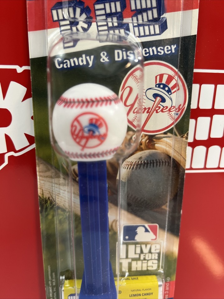 New York NY Yankees MLB Baseball Pez Candy Dispenser NEW Mint In Card ...