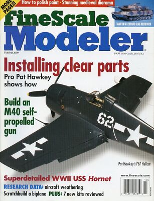 Fine Scale Modeler Magazine October 2000 M40 Self Propelled / WWII USS ...