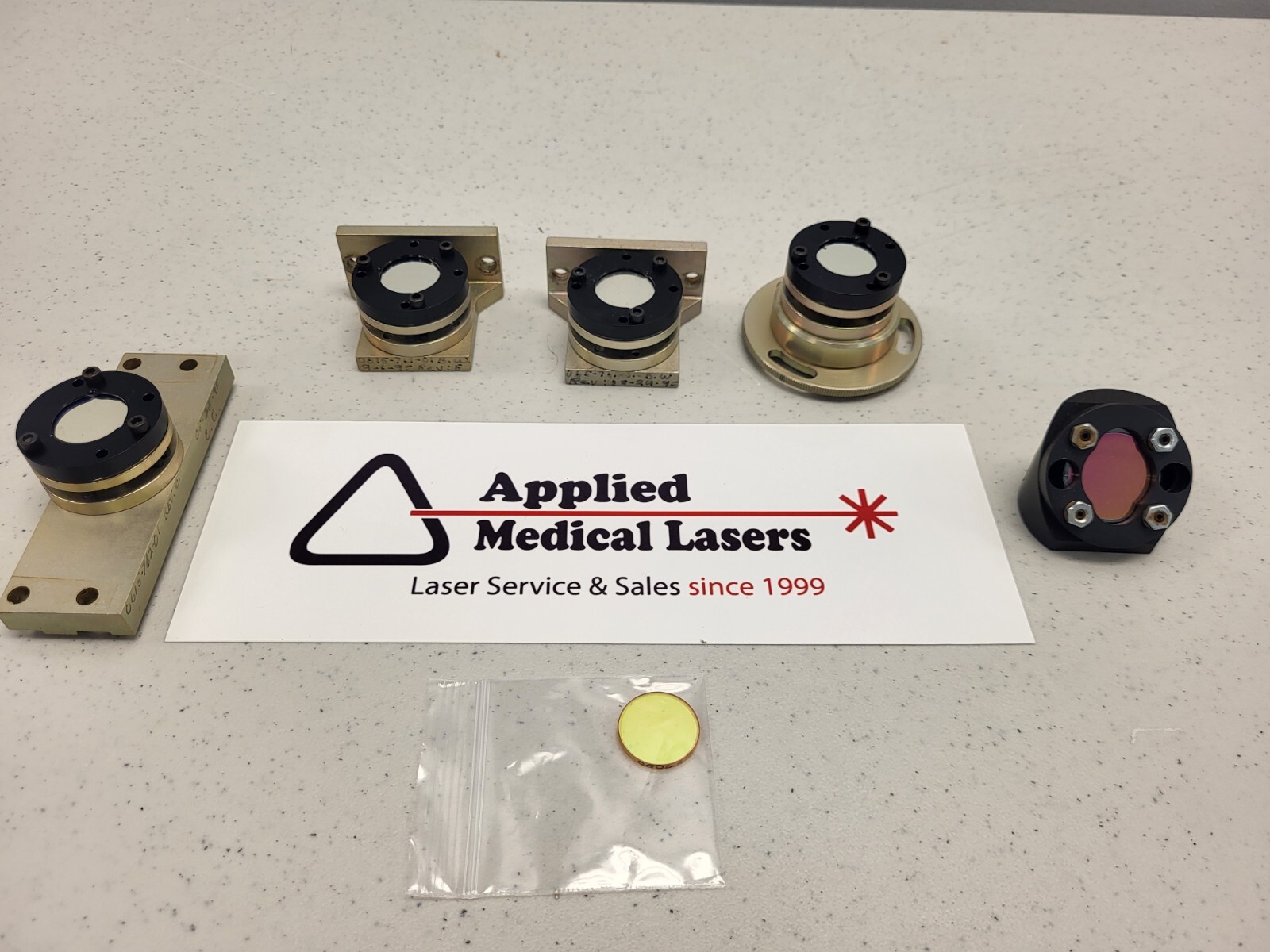 Lumenis Coherent Ultrapulse 5000 CO2 LASER Optics Lot with Mounts From ...