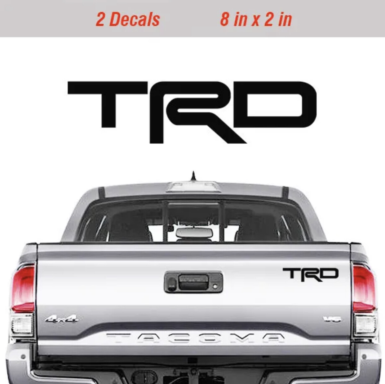 Tacoma TRD Decal Vinyl Bed Stickers | eBay