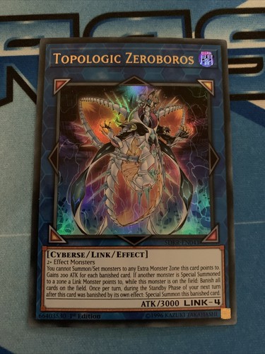 Yu-Gi-Oh! Topologic Zeroboros - SDRR-EN041 1st Edition - Ultra Rare ...