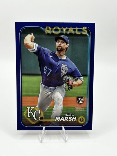 2024 Topps #163 Alec Marsh RC Royal Blue Kansas City Royals Baseball | eBay