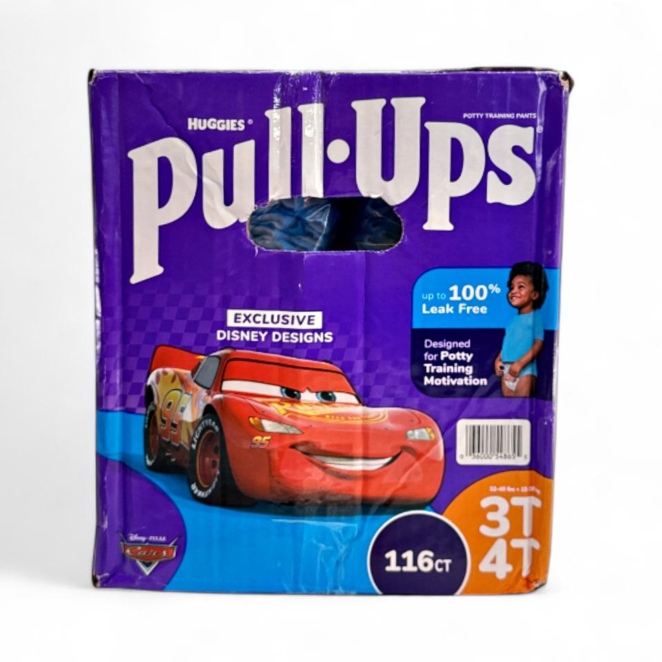 Huggies Pull-Ups - Cars Training Pants for Boys (Size 3T-4T) - 116 ...