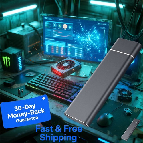 20TB High-Speed External Hard Drive for Laptop, SSD Type-c Port US | eBay