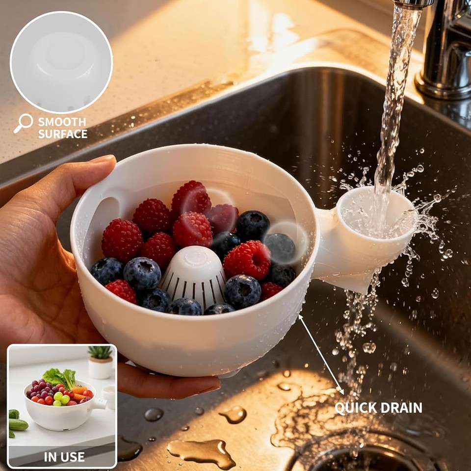 3D-Printed Hydro Bowl - Food-grade materials,automatic fruit washer ...