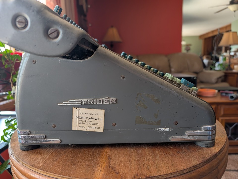 Vintage Rare 1950s Friden ST Electro-Mechanical Calculator | eBay