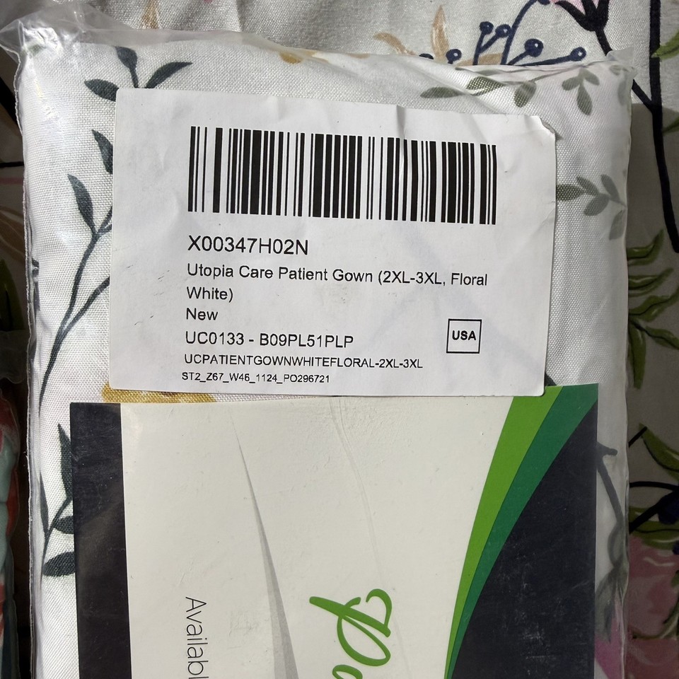 Bundle of 4 Utopia Care Patient Hospital Gowns Brand New Floral Snap On ...