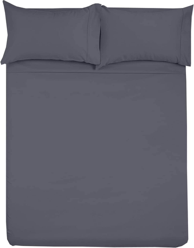 Microfiber RV Sheet Sets, 48X75 3/4 Full Bunk, Dark Grey Solid - Fits ...