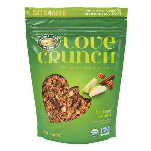 Granola Bio Love Crunch Pomme Crumble 11,5 Oz (Caisse De 6) Par Natures ...