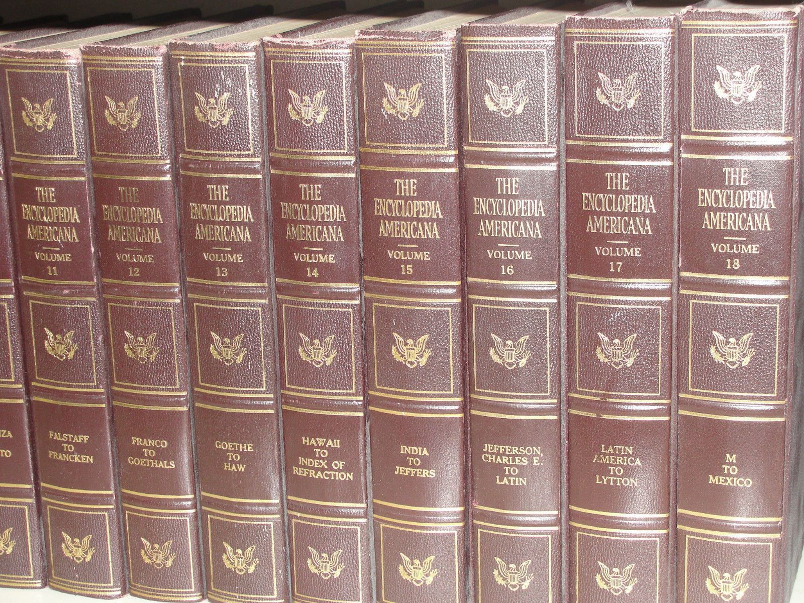 Encyclopedia Americana -(30 Volumes) is a Complete Set Reference | eBay