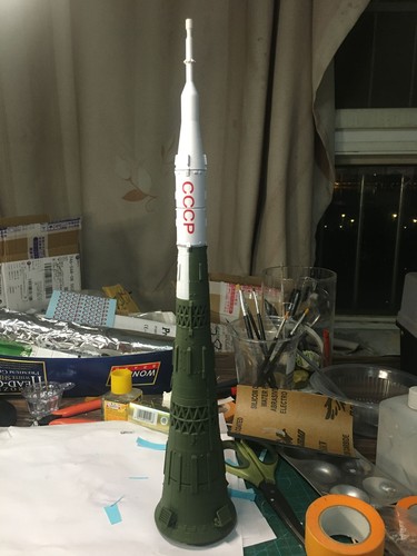 1:250 Scale CCCP N1 Landing moon rocket model Finished Painted product ...