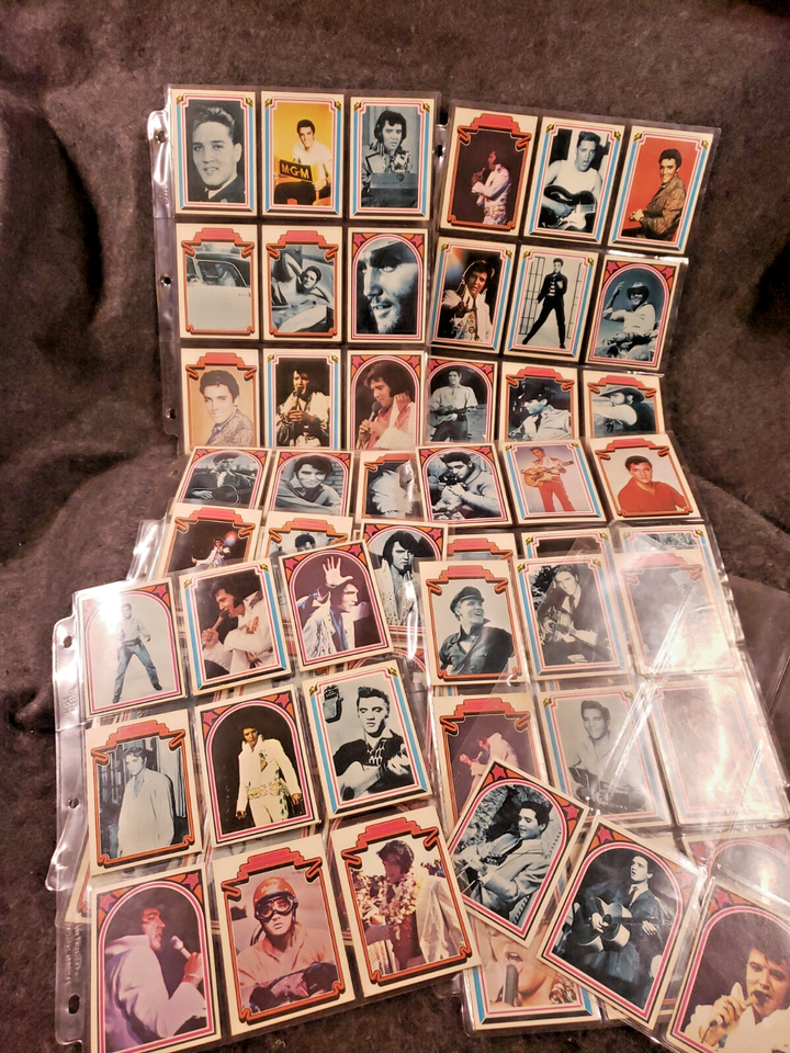 1978 Elvis Presley Boxcar Trading Cards COMPLETE Set 1-66 RARE ...