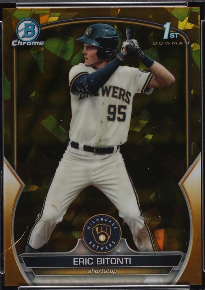 2023 Bowman Chrome Draft Sapphire Edition - Eric Bitonti #BDC-134 Gold ...