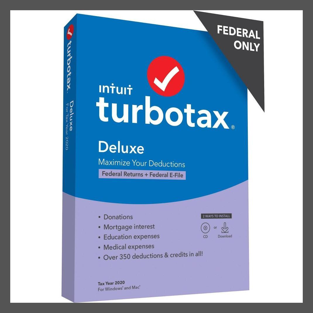 TurboTax Deluxe 2020 - Physical Disc 28287563643 | eBay