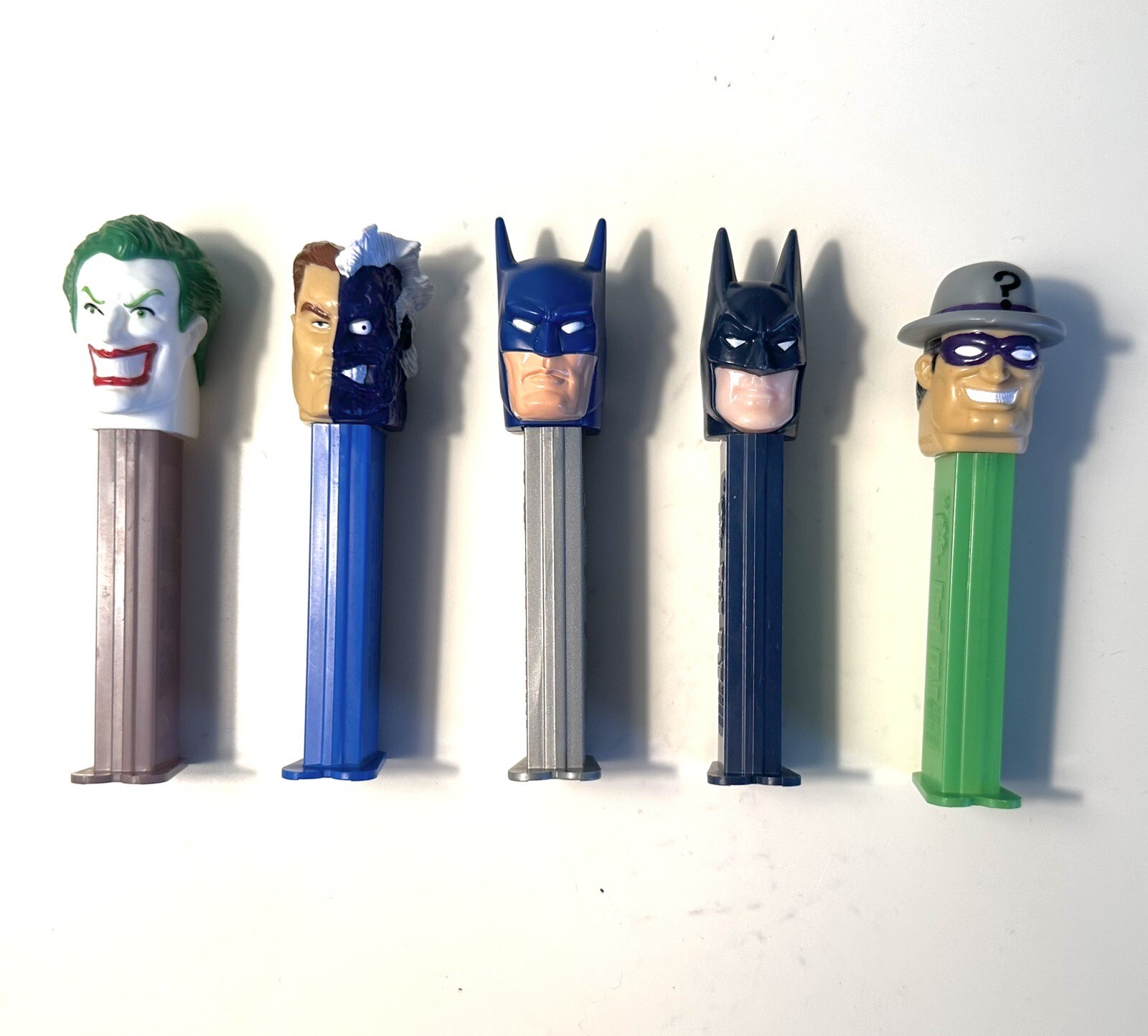 Lot Of Vintage Batman PEZ Dispensers - plus Villains Joker, Riddler ...