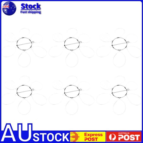 6-Ring Catch Crabs Tool Set Stainless Steel Crab Trap Ring Portable ...