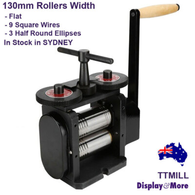 ROLLING Mill | Jewellers Quality Manual Roll Machine | 130mm Rollers ...