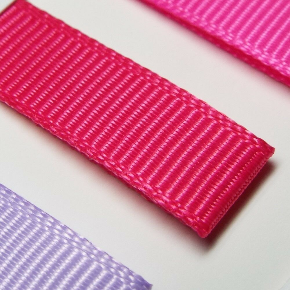 40 COLOUR 6mm Grosgrain Ribbon Sewing Seam Binding Tape Thin BUY 1 2 4 ...