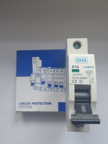 BRITISH GENERAL (BG) MCB B16 TYPE 6000kA | eBay