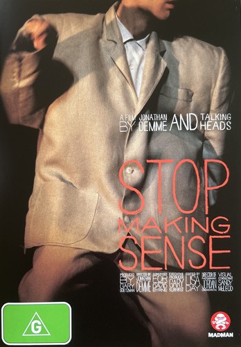 DVD: Stop Making Sense - 1984 Concert Film By American Band Talking ...