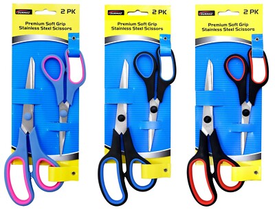 House hold General scissors Soft Grip 8.5' Stainless Steel Craft ...