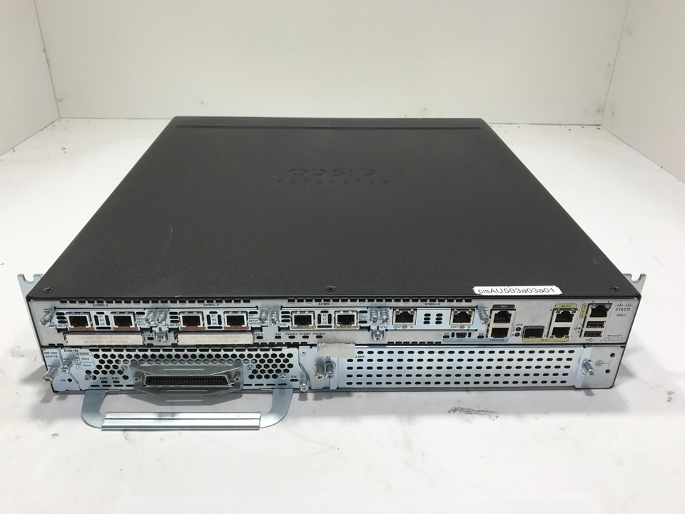 CISCO 2951 Integrated Services Router w/ 2x PVDM3-64 Modules | eBay