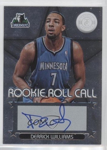 2012-13 Totally Certified Rookie Roll Call Silver Derrick Williams #25 ...