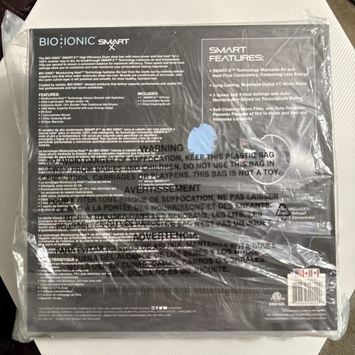 Bio Ionic Smart X High Efficiency Dryer (Black) | eBay