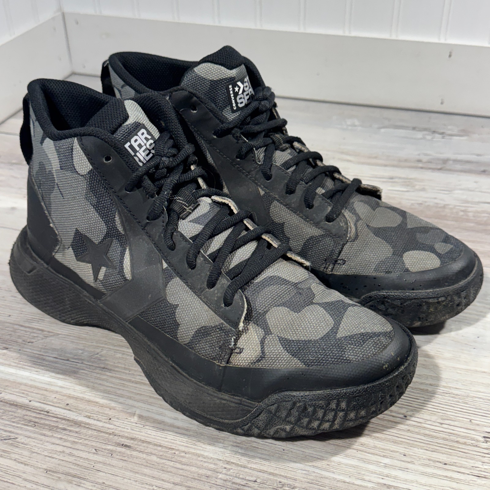 Converse x Tinker Hatfield Star Series BB Black Camo All Star Size 9.5 166441C | eBay