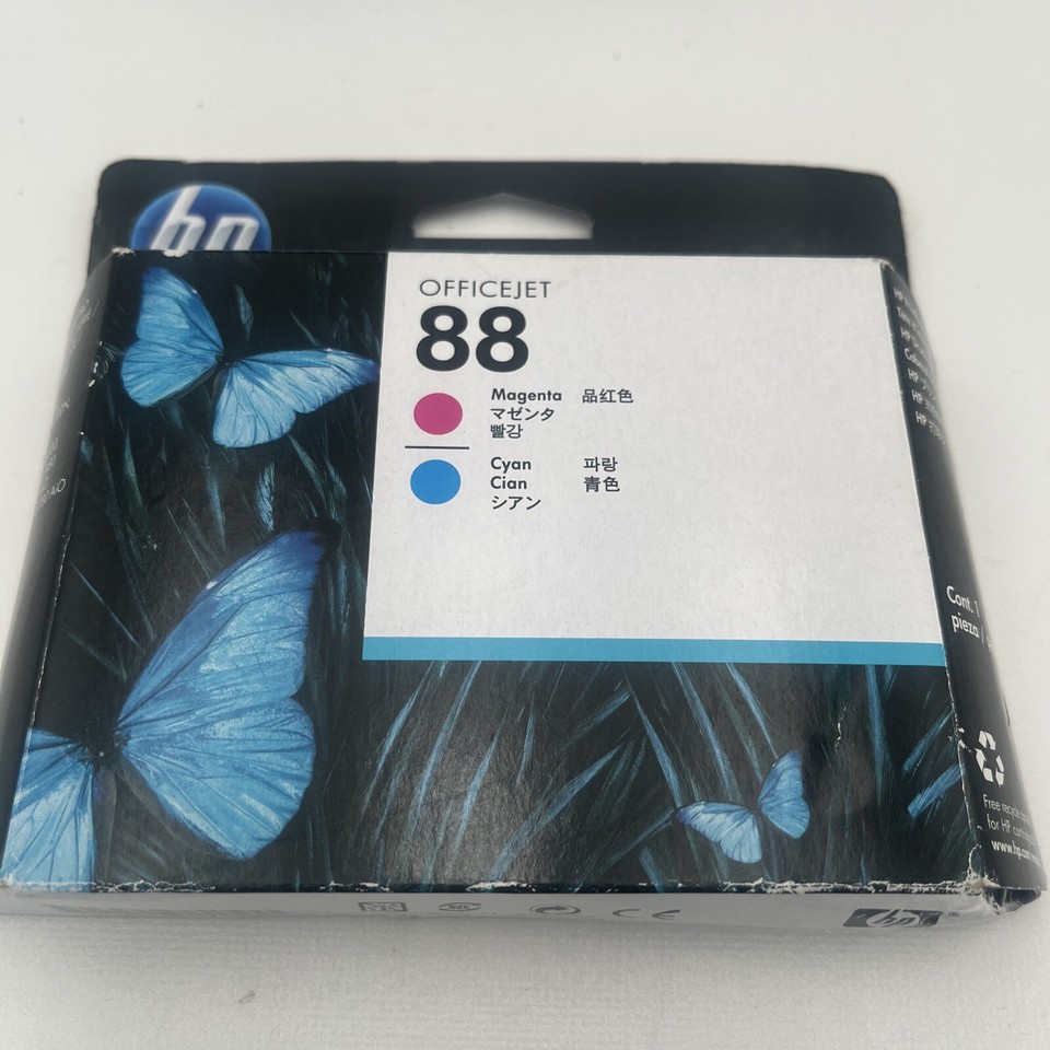 Original HP 88 | Ink-Printhead | Magenta & Cyan | C9382A- EXP DATE SEPT ...