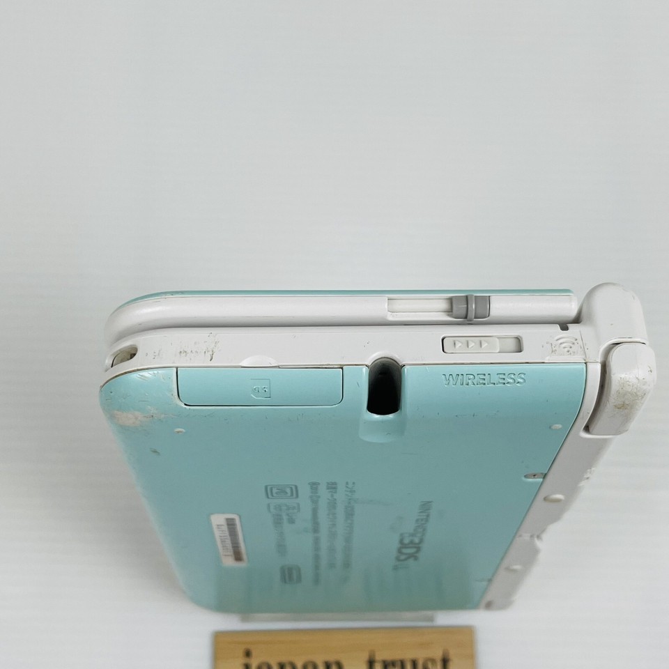 Nintendo 3DS XL LL Mint White Console Stylus Working Tested Japanese ...