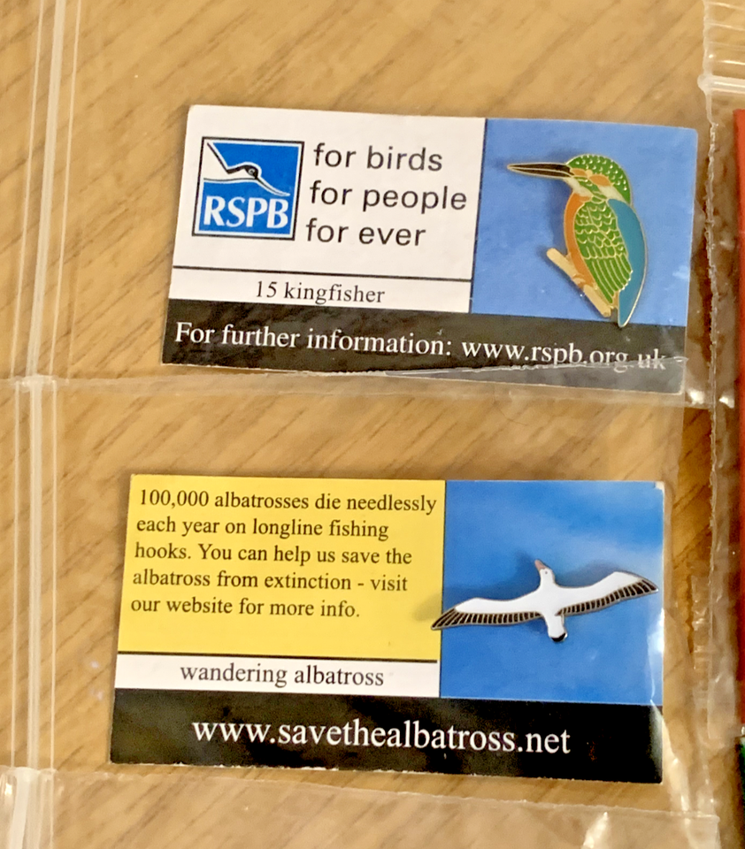 ZB36: RSPB British Wildlife Pin badges X 11 | eBay UK