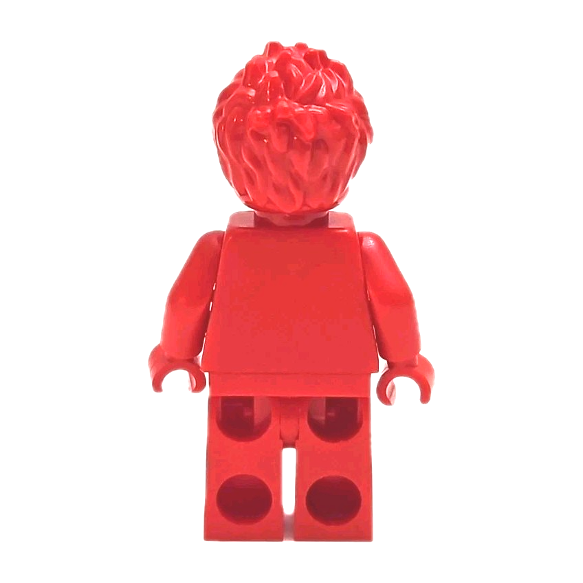 Lego Red Monochrome Minifigure Solid Color Display Figure Everyone Is ...