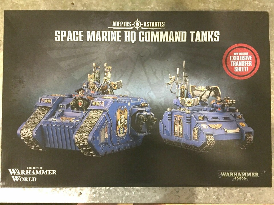 🔥EVENT EXCLUSIVE Warhammer World Land Raider Excelsior Primaris COMMAND ...