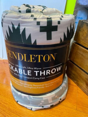 PENDLETON 50" x 60" PACKABLE THROW **ULTRA LIGHT, ULTRA WARM**BRAND NEW | eBay